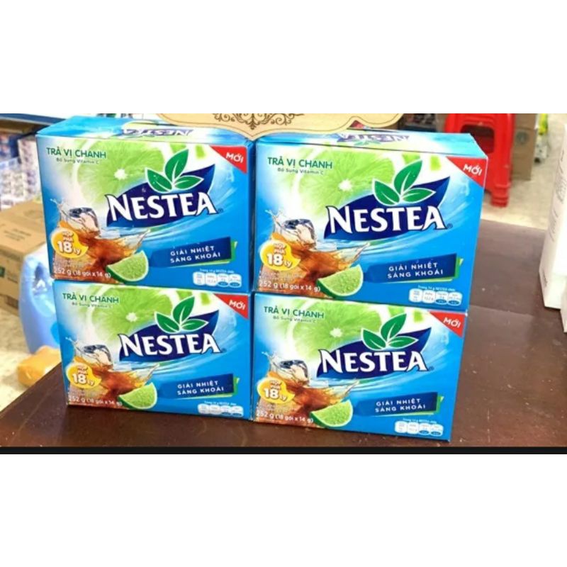 trà nestea vị chanh 🍋🍋🍋 hộp 18 gói ×14g | Shopee Việt Nam