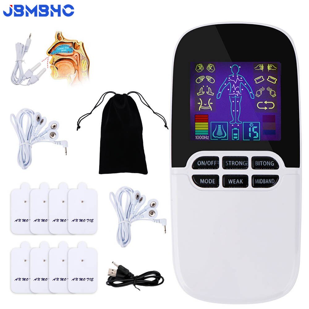 Rechargeable TENS Machine Therapeutic Muscle Stimulator Digital Therapy ...