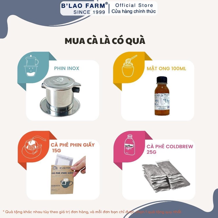 Cà phê nguyên chất CULI peaberry 100% rang mộc loại cao cấp B'Lao Farm ...