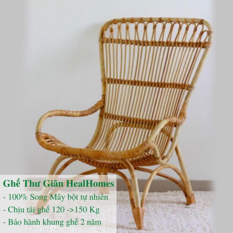 Ghế Lười Mây Healhomes Thư Giãn Lưng Ngả Armchari Decor Phòng Ngủ Trang Trí Phòng Khách Nằm
