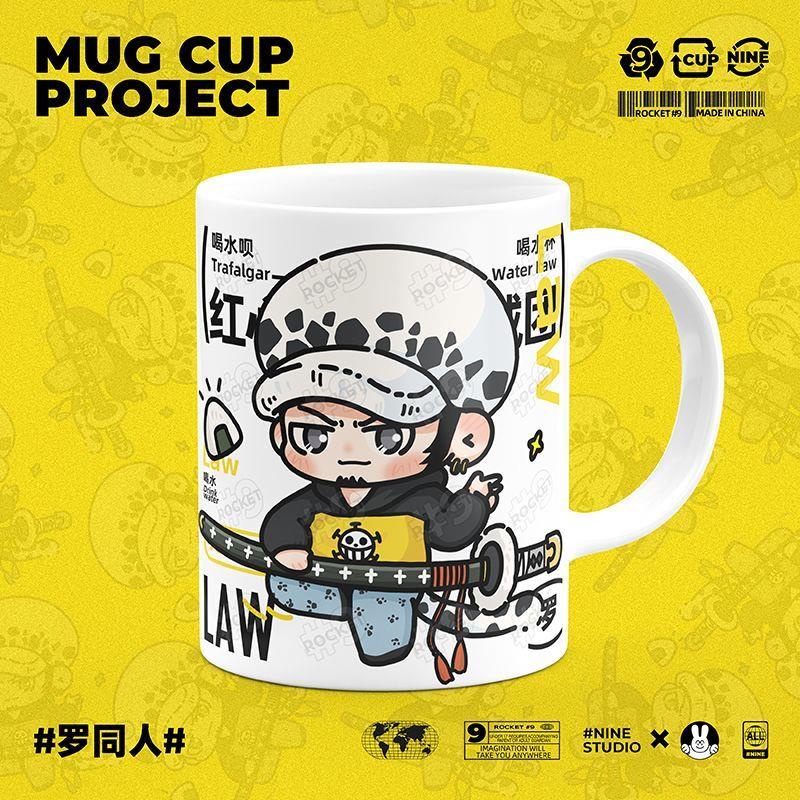 Cốc Sứ In Hình Nhân Vật Trafalgar Luo Trong Phim Hoạt Hình One Piece Trafalgar D. Water Law ...