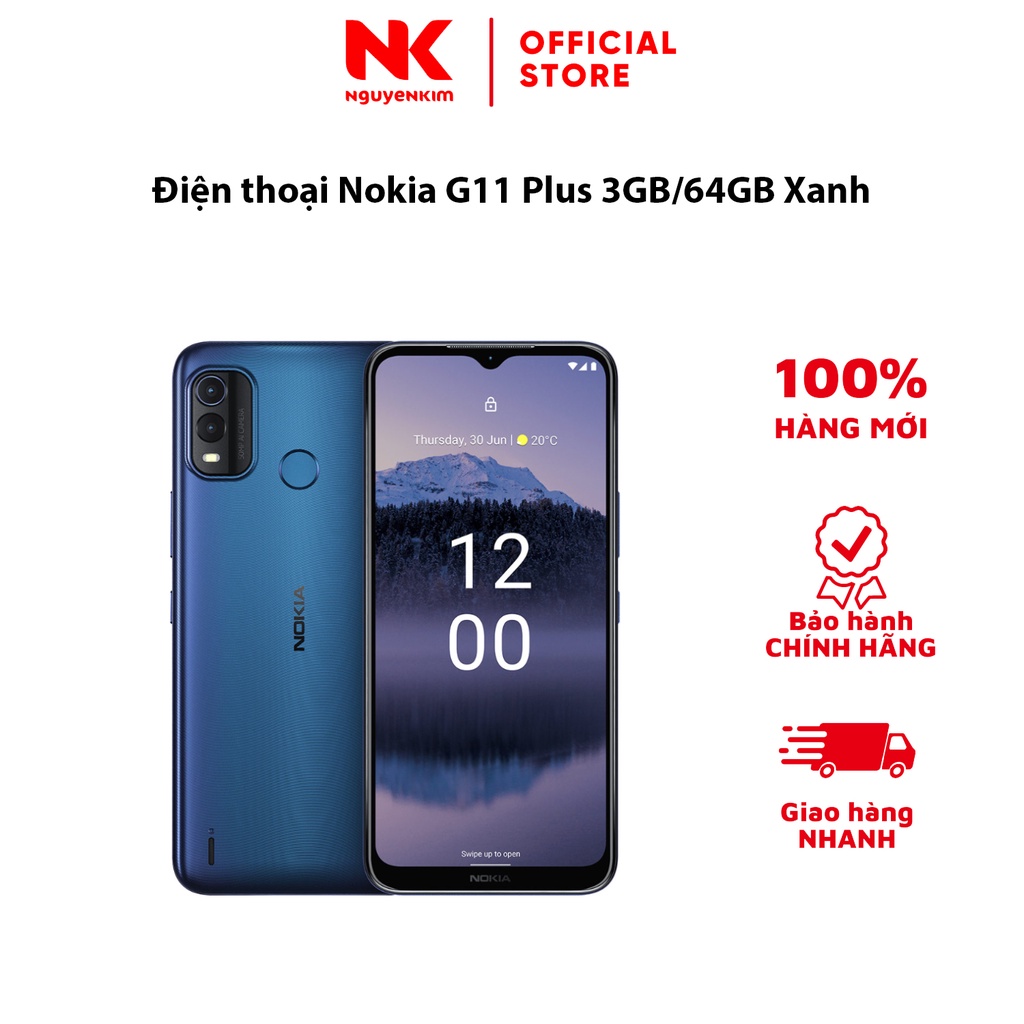 Điện thoại Nokia G11 Plus 3GB/64GB Xanh | Shopee Việt Nam