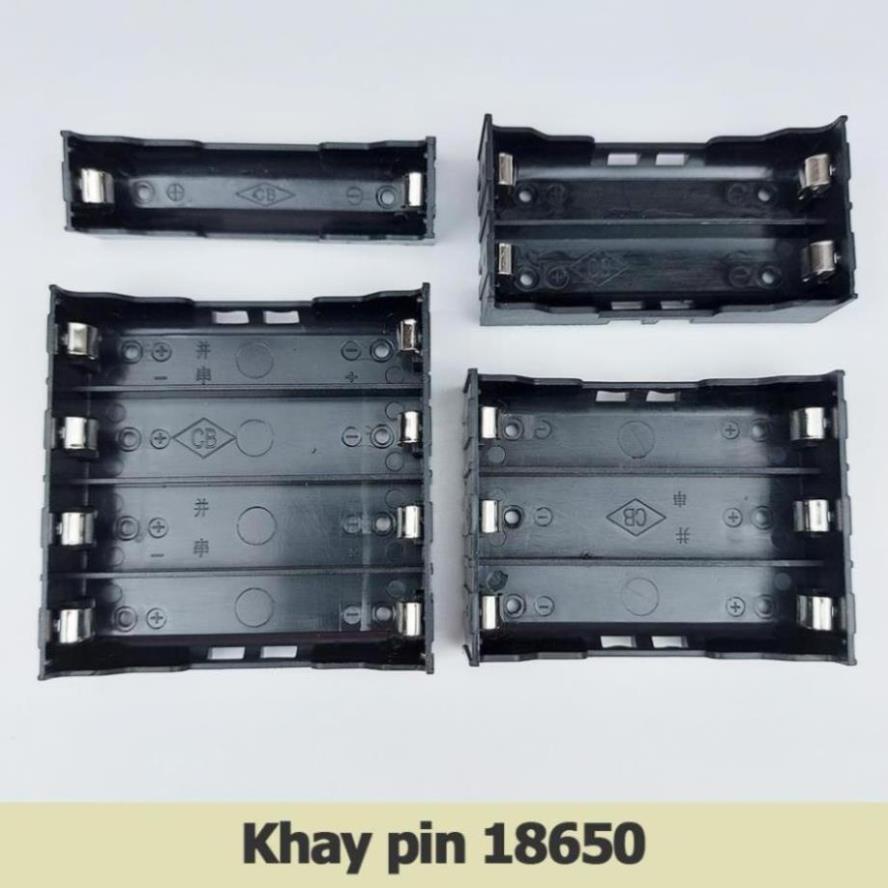 Khay pin 18650 1 2 3 4 cell Pin Đế giữ pin Mạ Kẽm | Shopee Việt Nam