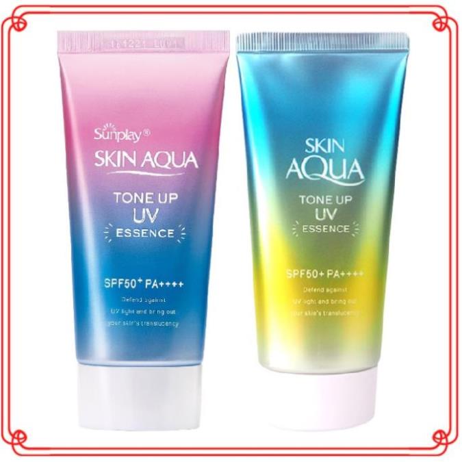 Kem chống nắng Sunplay Skin Aqua Tone Up UV Essence SPF50+ PA++ | Shopee Việt Nam