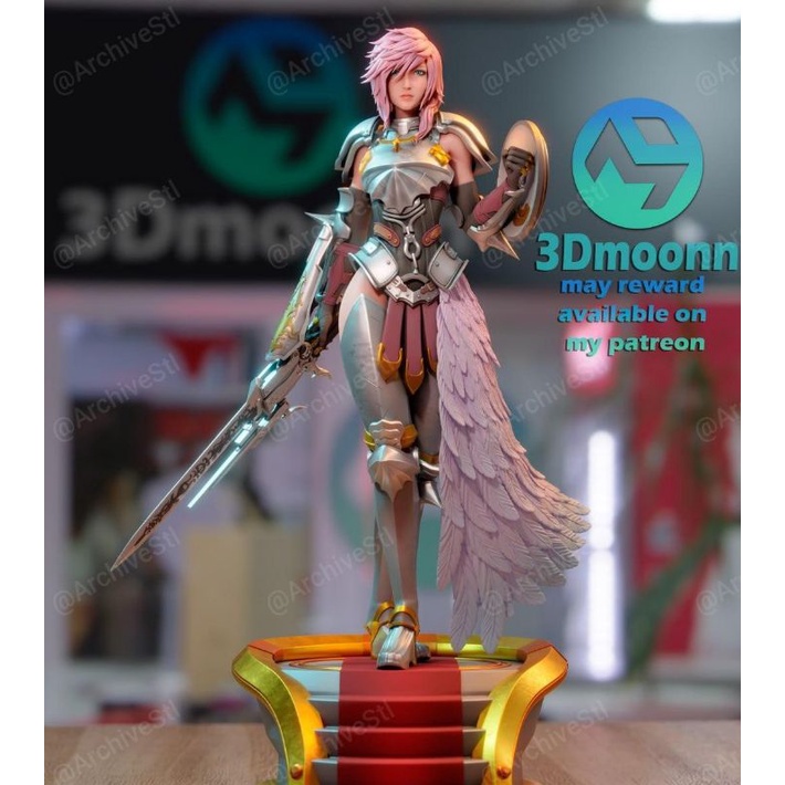 IN 3D - Mô hình nhân vật Lightning - FFXIV | Shopee Việt Nam