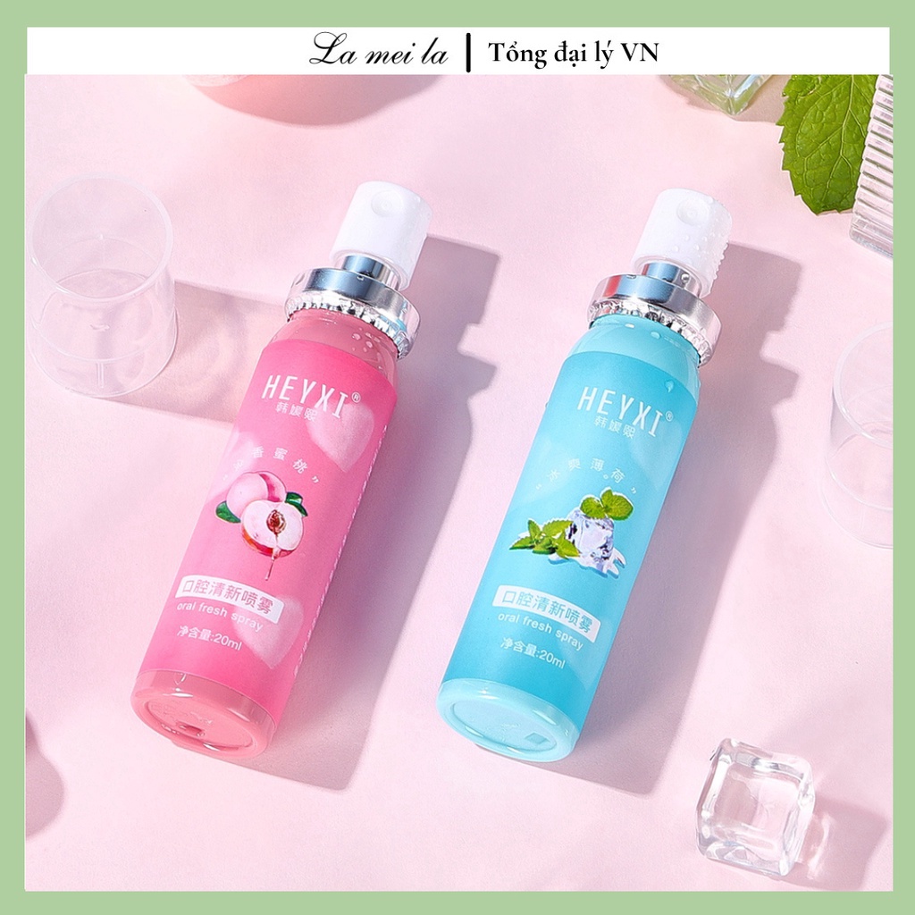 Xịt Thơm Miệng Heyxi Hoa Quả Thơm miệng sạch sẽ thơm mát 20ML HXTM4 ...