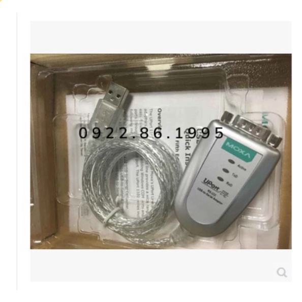 -CóVAT- Moxa Uport 1110 RS232 Sang USB 1 Cổng Công Nghiệp Cấp Bộ Chuyển ...