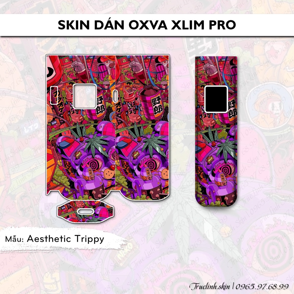 Skin dán Xlim Pro mẫu Aesthetic Trippy | Miếng dán 4 lớp chống bám vân ...