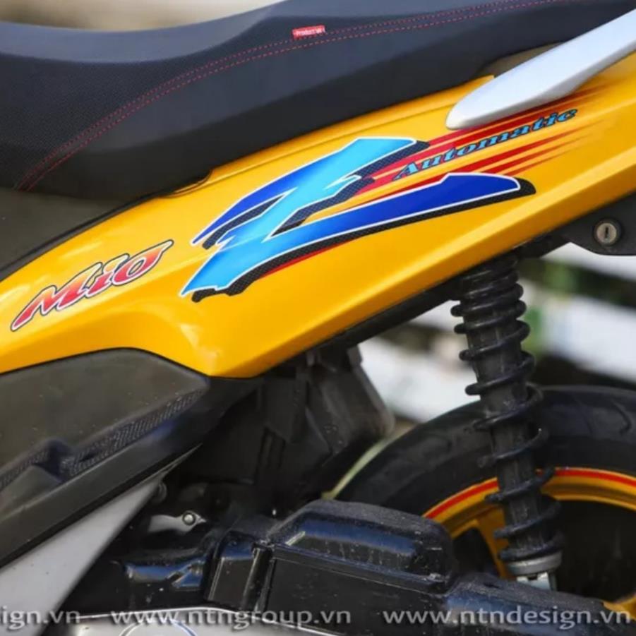 Tem Chế - Tem Rời Yamaha Mio Chữ Z Dán Xe Vàng - Decal In Chất Lượng ...