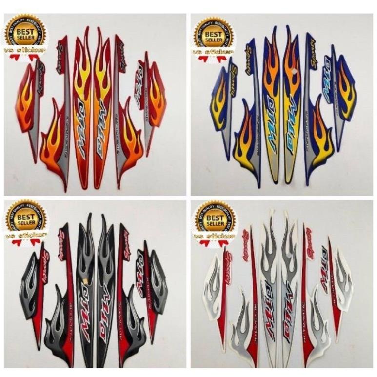 Tem Chế - Tem Lửa Yamaha Mio 110 Đời Đầu - Decal In Chất Lượng | Shopee ...