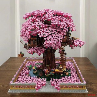 ⊕Tương thích với LEGO Cherry Blossom Tree House Quà tặng Mô hình Đồ ...