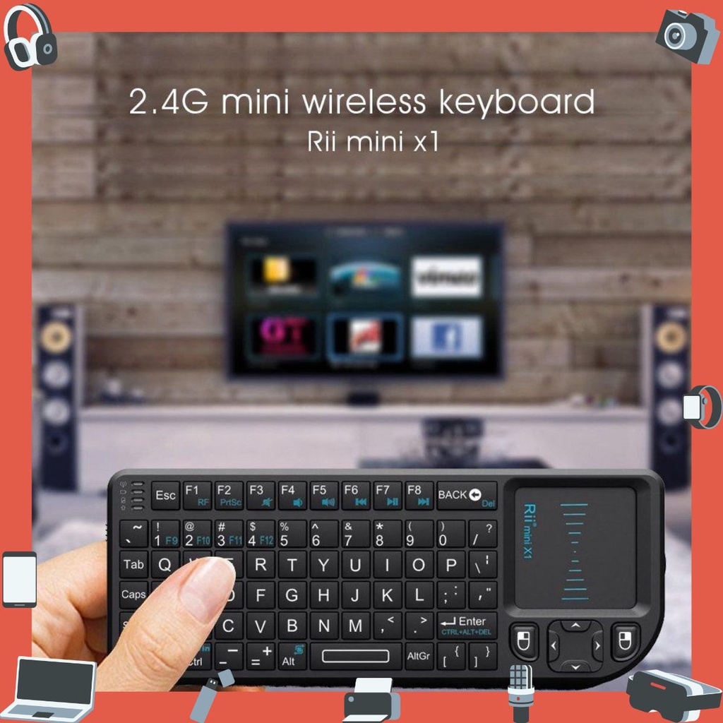Smart TV Keyboard & TouchPad Rii®️ - Bàn Phím Chuột Không Dây TV ...