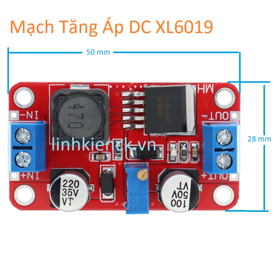 Module Mạch tăng áp XL6019 5A sang DC 3V-35V xuống 5V-40V | Shopee Việt Nam