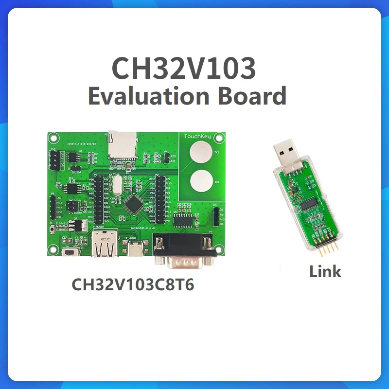 Kit CH32V103C8T6 CH32V103 Evaluation Board Kèm mạch nạp WCH-Link ...