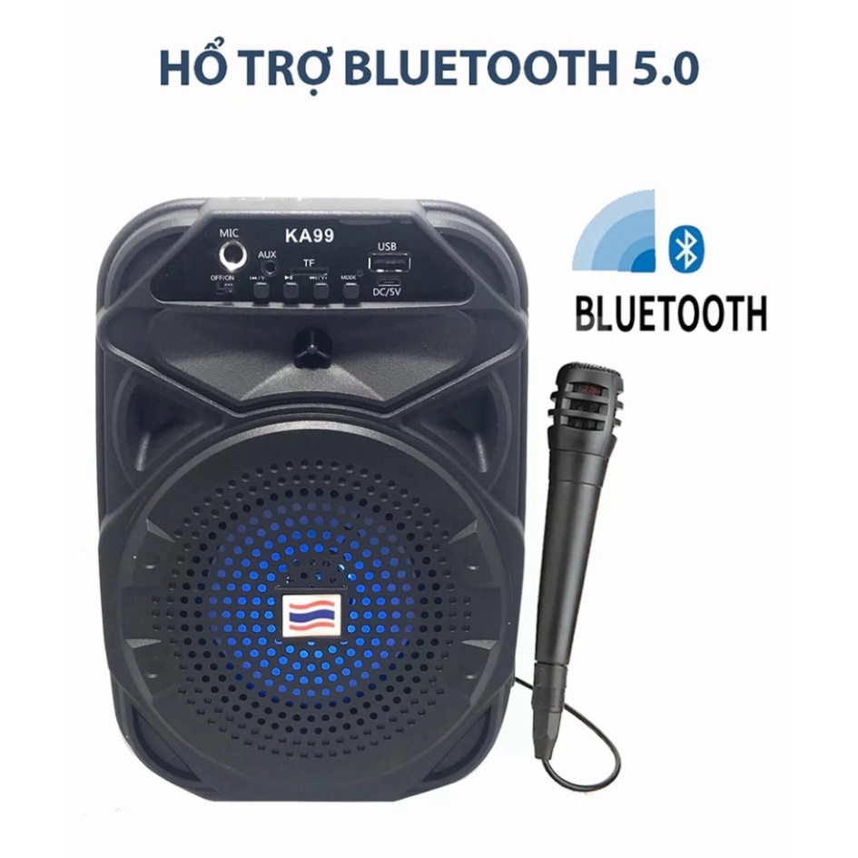 Loa Bluetooth Kèm Mic KA99 Nhập Đất Nước Thái Lan hát được karaoke hoặc ...