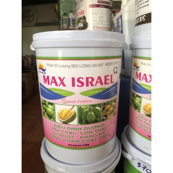 phân bón vi lượng siêu dưỡng trái MAX ISRAEL 4,5KG | Shopee Việt Nam