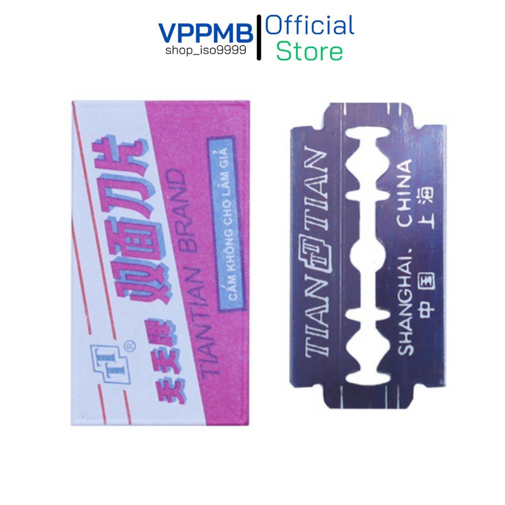 DAO TEM TIAN,LƯỠI LAM 1 HỘP (10 LƯỠI) | Shopee Việt Nam