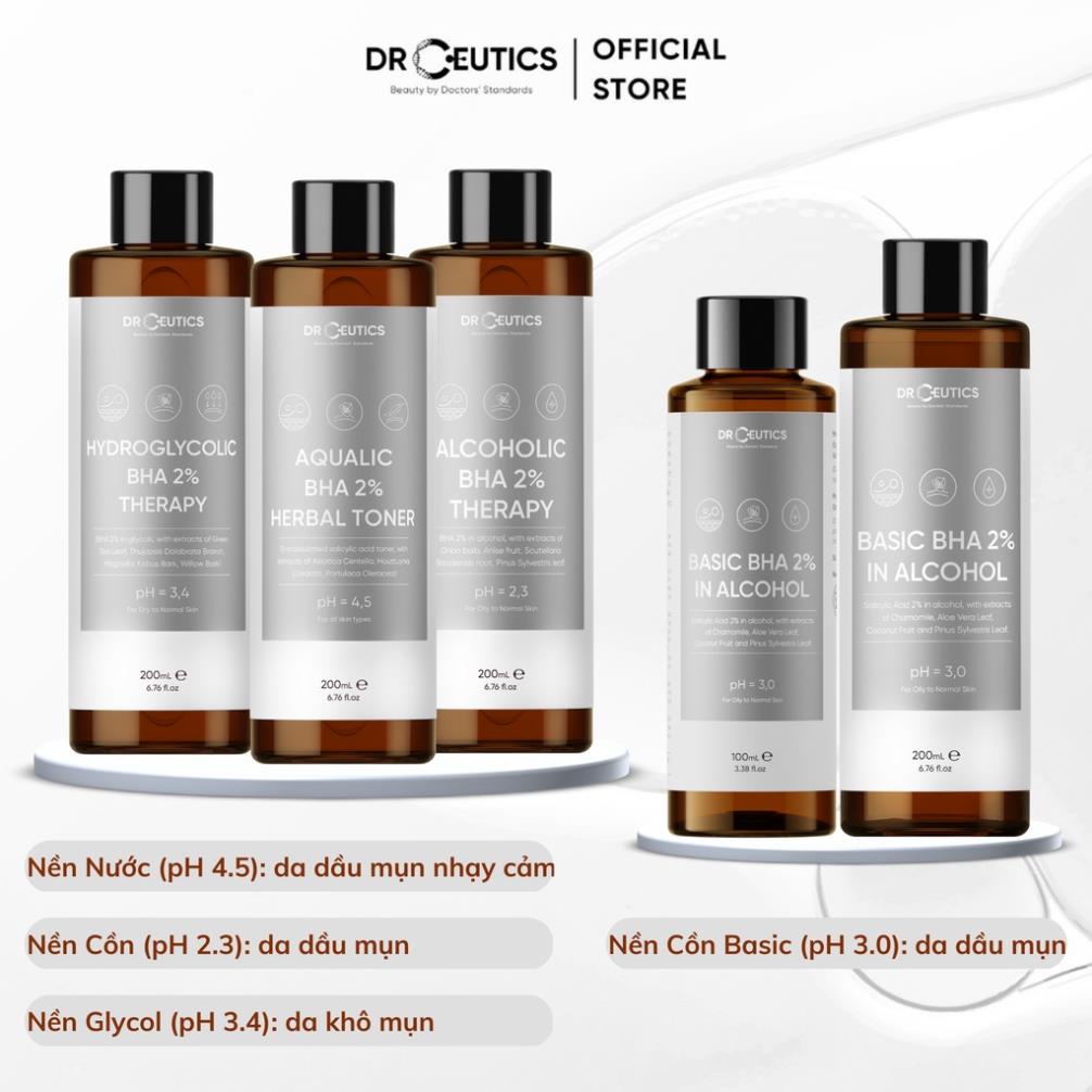 DRCEUTICS Dung Dịch Làm Sạch Và Cân Bằng Da DrCeutics BHA 2% - 200ml ...
