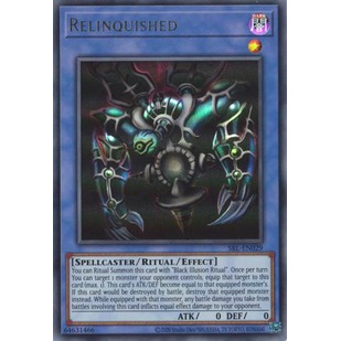 Thẻ Bài Yugioh Relinquished - SRL-EN029 - Ultra Rare Unlimited (25th ...