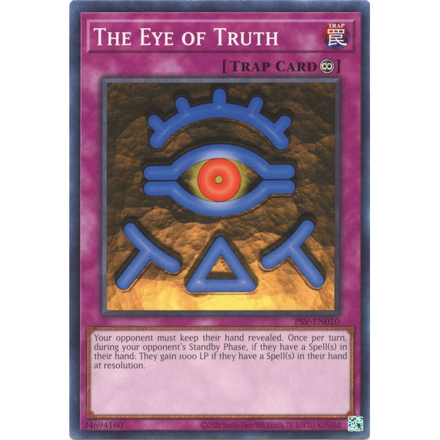 Thẻ Bài Yugioh The Eye of Truth - PSV-EN010 - Common Unlimited (25th ...