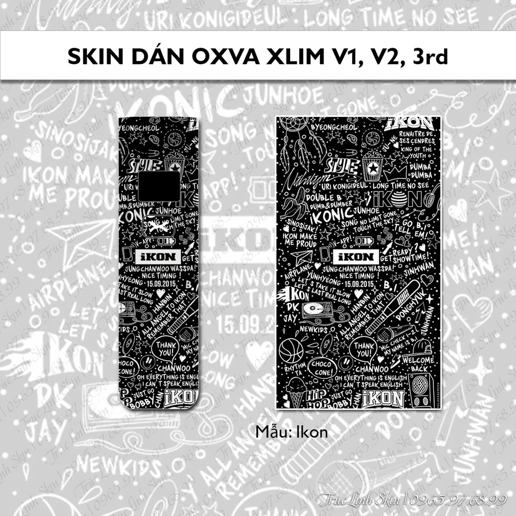 Skin dán Xlim v1, v2, kỷ niệm mẫu Ikon | Shopee Việt Nam