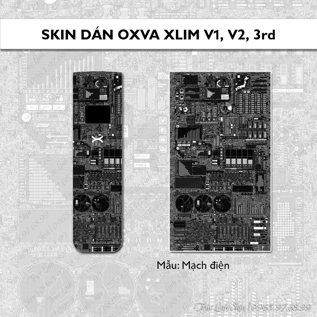 Skin dán Xlim v1, v2, kỷ niệm mẫu Mạch điện | Shopee Việt Nam
