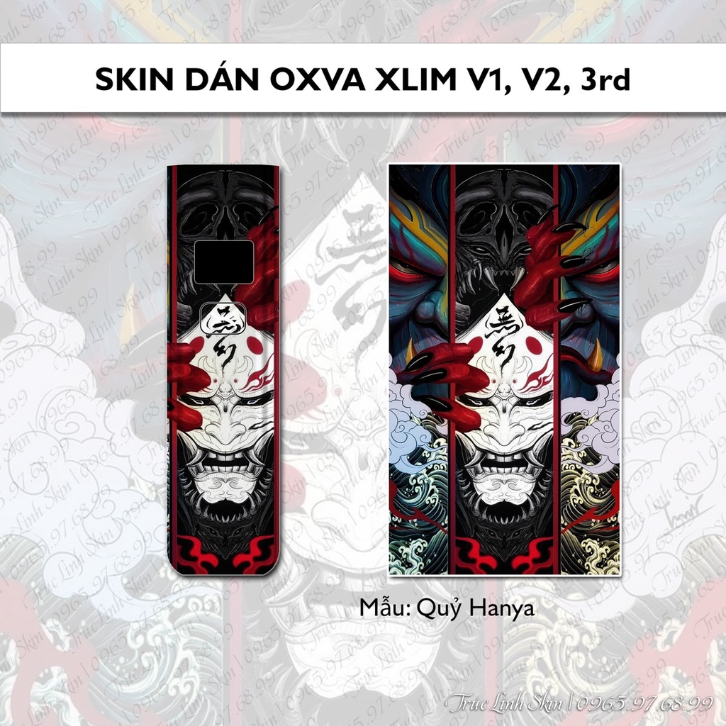 Skin dán Xlim v1, v2, kỷ niệm mẫu Quỷ Hanya | Shopee Việt Nam