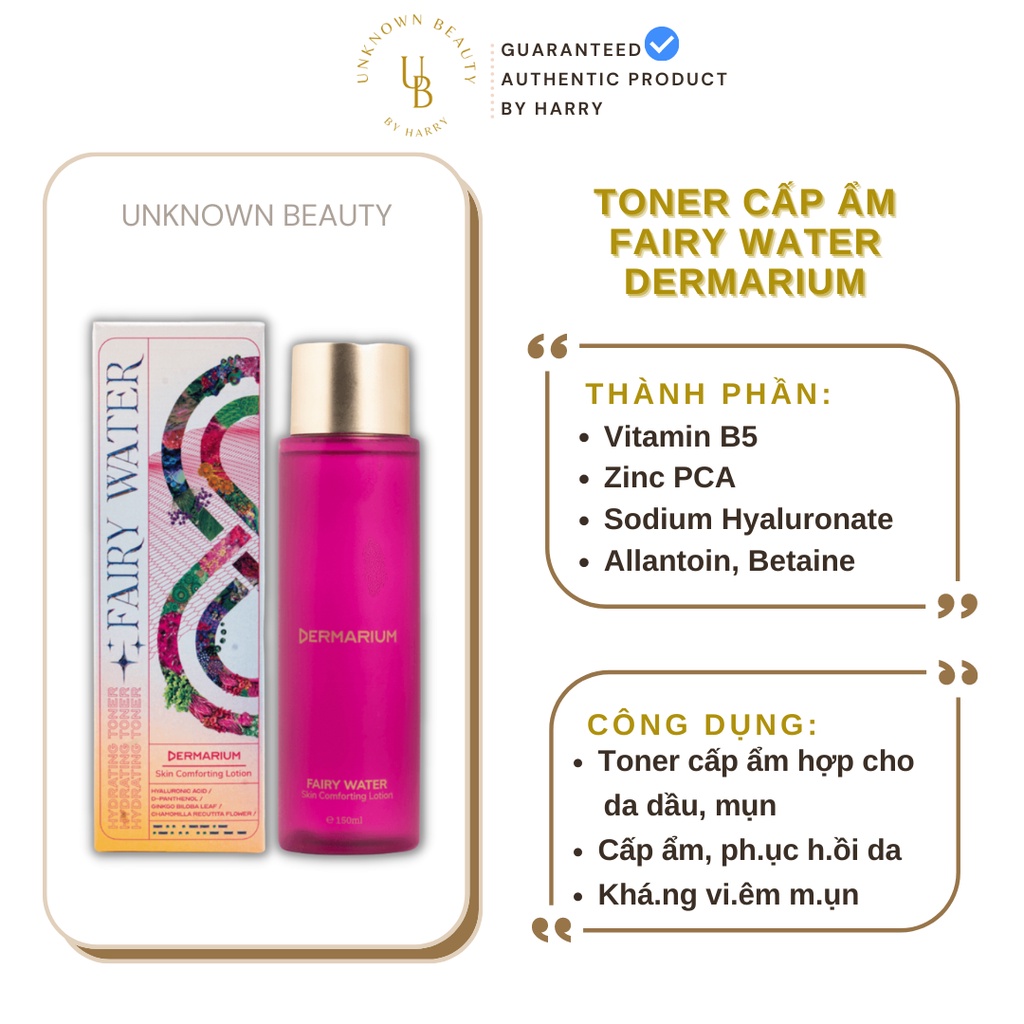 [Fairy Water] Toner (Nước Cân Bằng) Cho Da Dầu Mụn Viêm Fairy Water ...