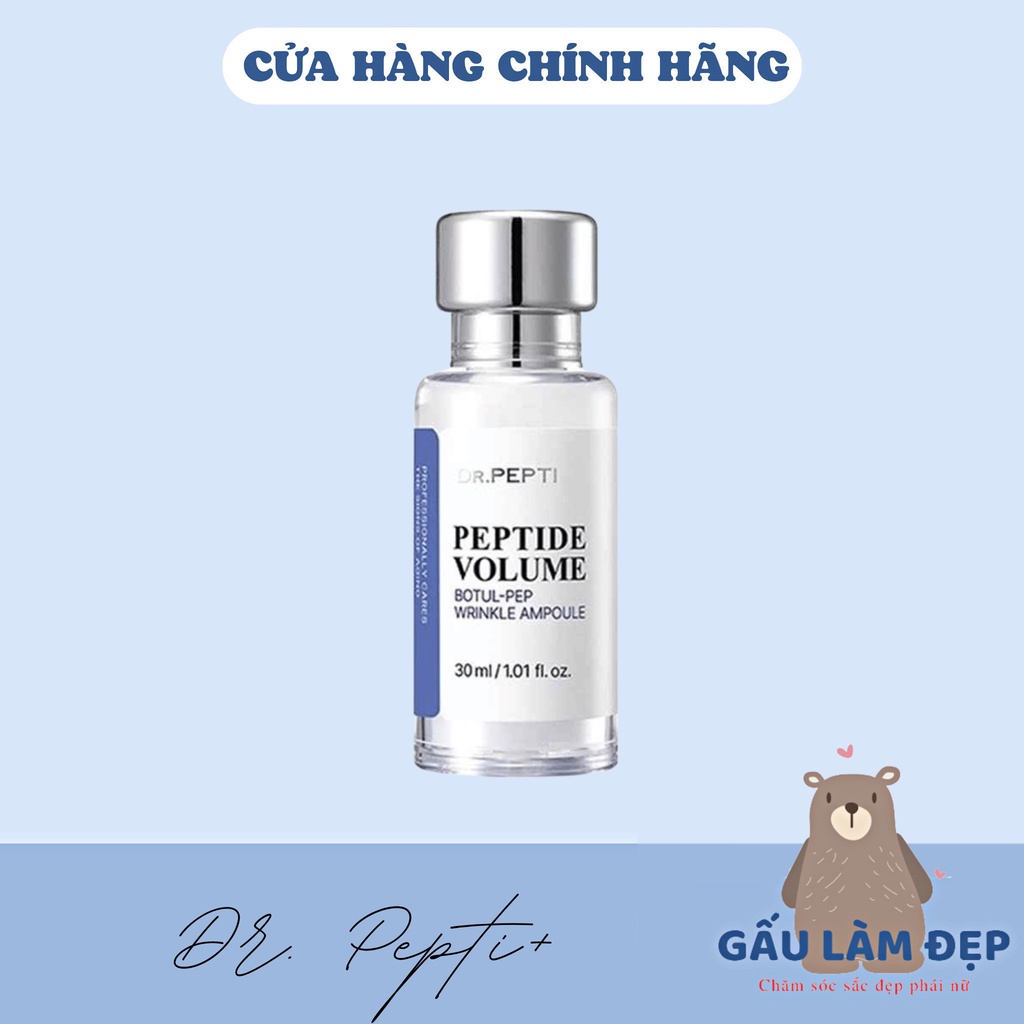TINH CHẤT DR.PEPTI PEPTIDE VOLUME BOTUL - PEP WINKLE AMPOULE LÀM MỜ NẾP ...