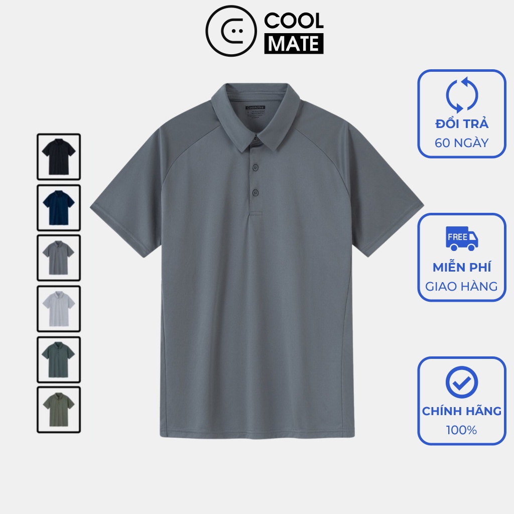 Áo Polo thể thao nam Active V2 thoáng khí nhanh khô Coolmate | Shopee ...