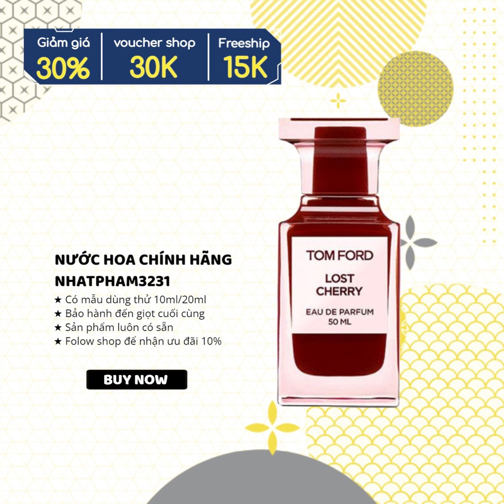 TF - Lost Cherry EDP 10ml - Nước hoa chính hãng | Shopee Việt Nam