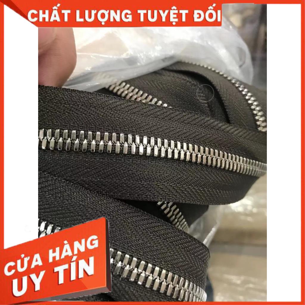 100cm YKK excella Dây kéo răng 5 răng bạc(YKK) | Shopee Việt Nam