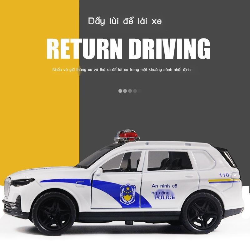 [SALE]1:36 Nhấp Nháy Âm Thanh Mô Phỏng Xe Cảnh Sát Xe Cứu Hỏa Ô Tô Hợp ...
