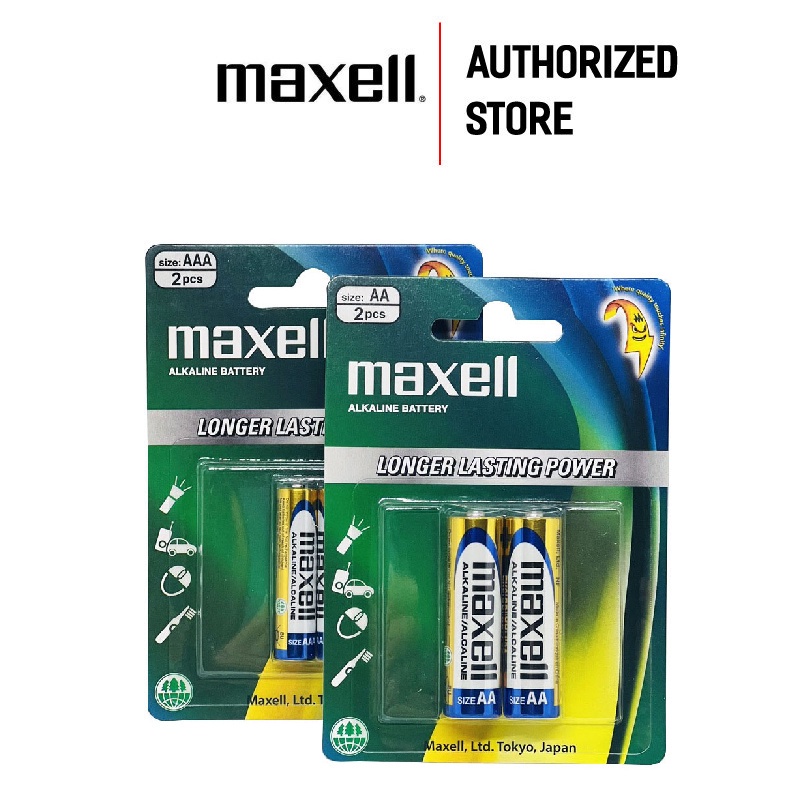 Pin Alkaline AAA vỉ 2 viên MAXELL LR03(GD)2B Hàng chính hãng | Shopee Việt Nam