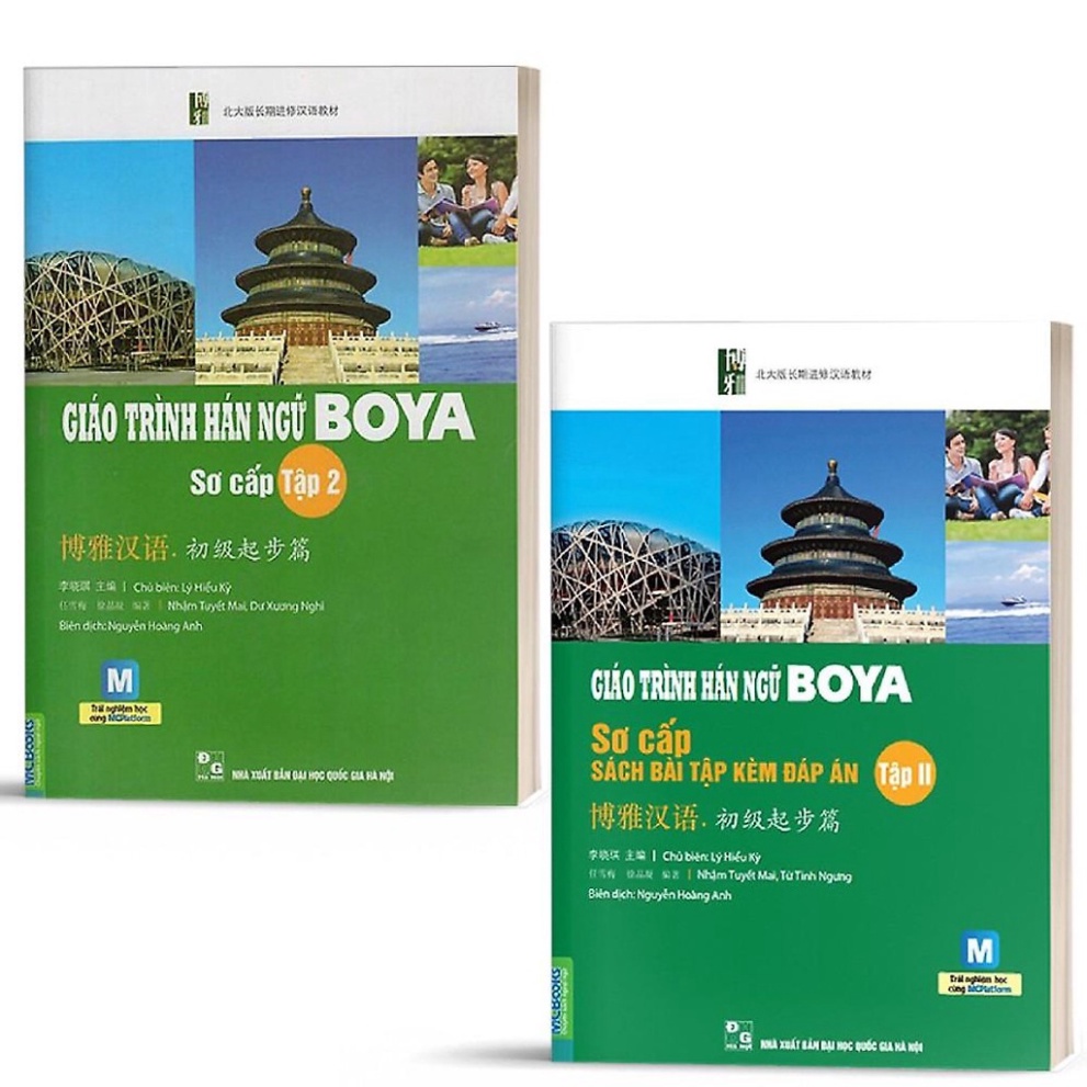 Sách - Combo Trọn Bộ 2 Cuốn Giáo Trình Hán Ngữ Boya Sơ Cấp 2 + Sách Bài ...