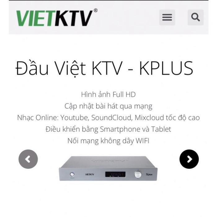 Bộ nâng cấp đầu karaoke vietktv Kplus main 083 Vietktv chính hãng bảo ...