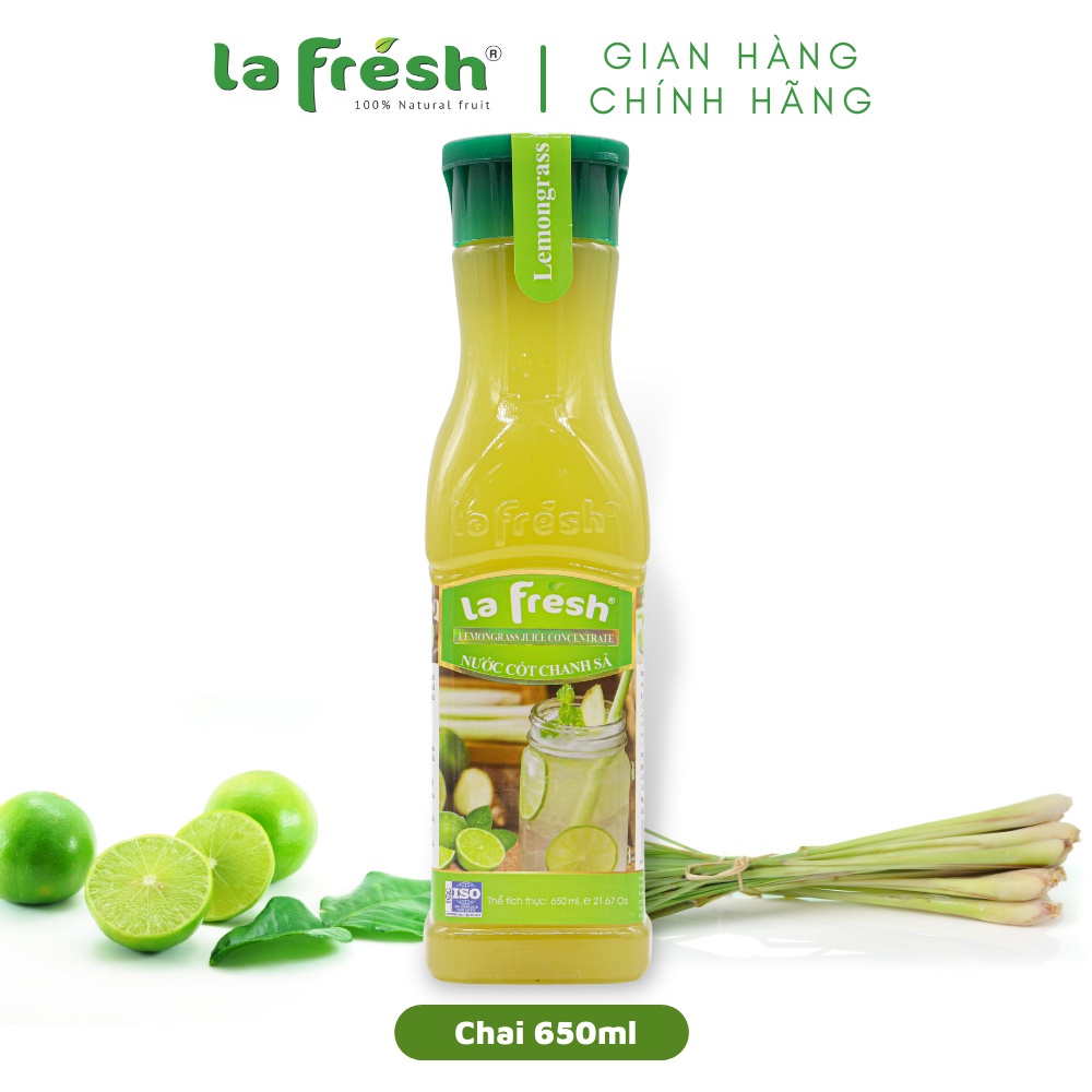Nước Cốt Chanh Sả LAFRESH chai 650ml | Shopee Việt Nam