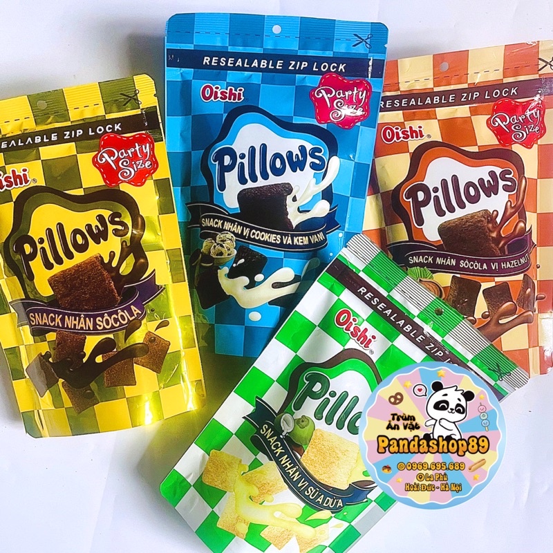Bánh Pillows Oishi snack nhân các vị (gói 85g) | Shopee Việt Nam