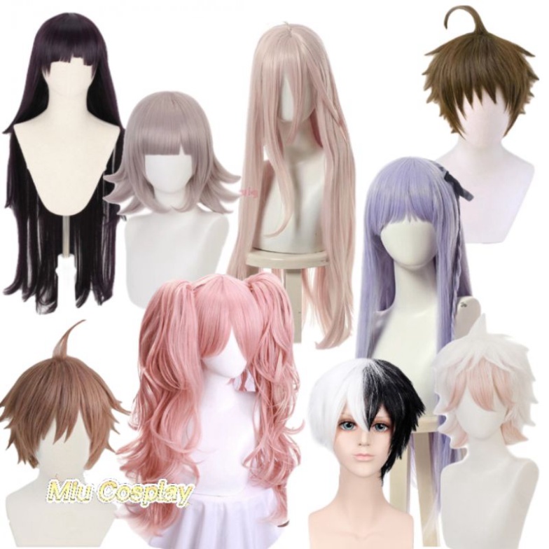 [Sẵn] Wig/tóc giả Monokuma/Junko/Chiaki/Nagito/Touko/Mikan/Maki/Naegi ...