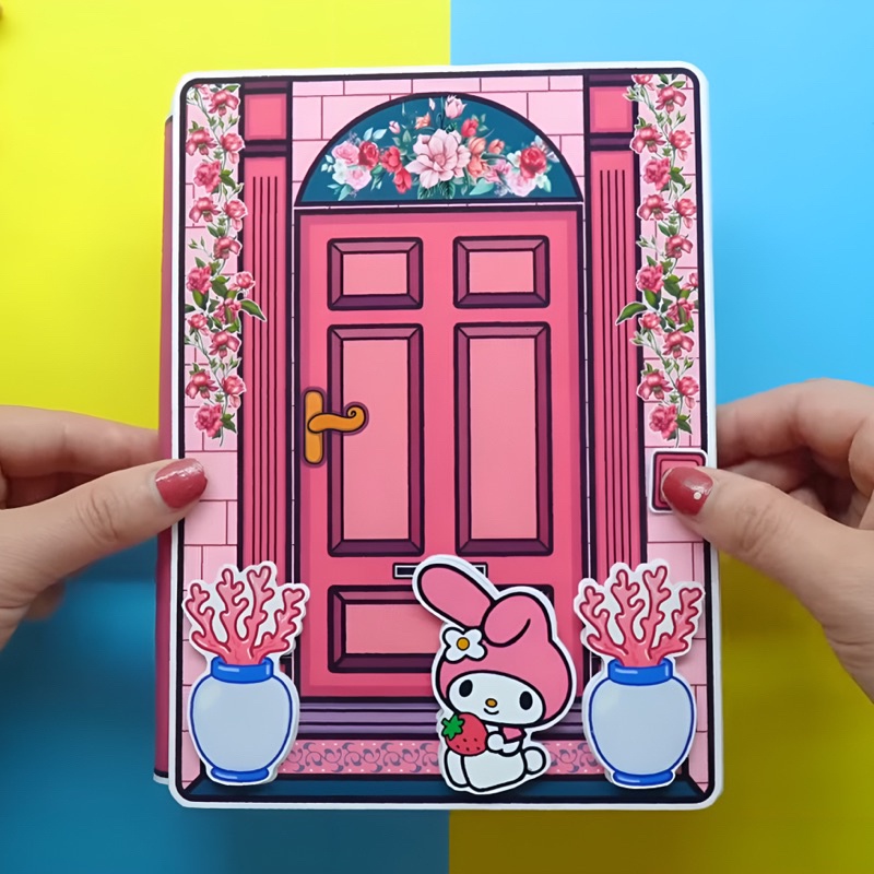 Cắt dán Búp bê giấy Toca Boca #39 My Melody House | Shopee Việt Nam