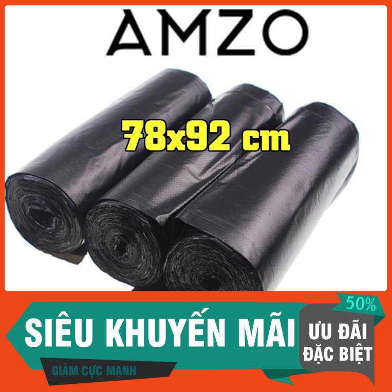 3 cuộn (1kg) túi đựng rác đen, bao rác tự phân hủy sinh học AMZO ...