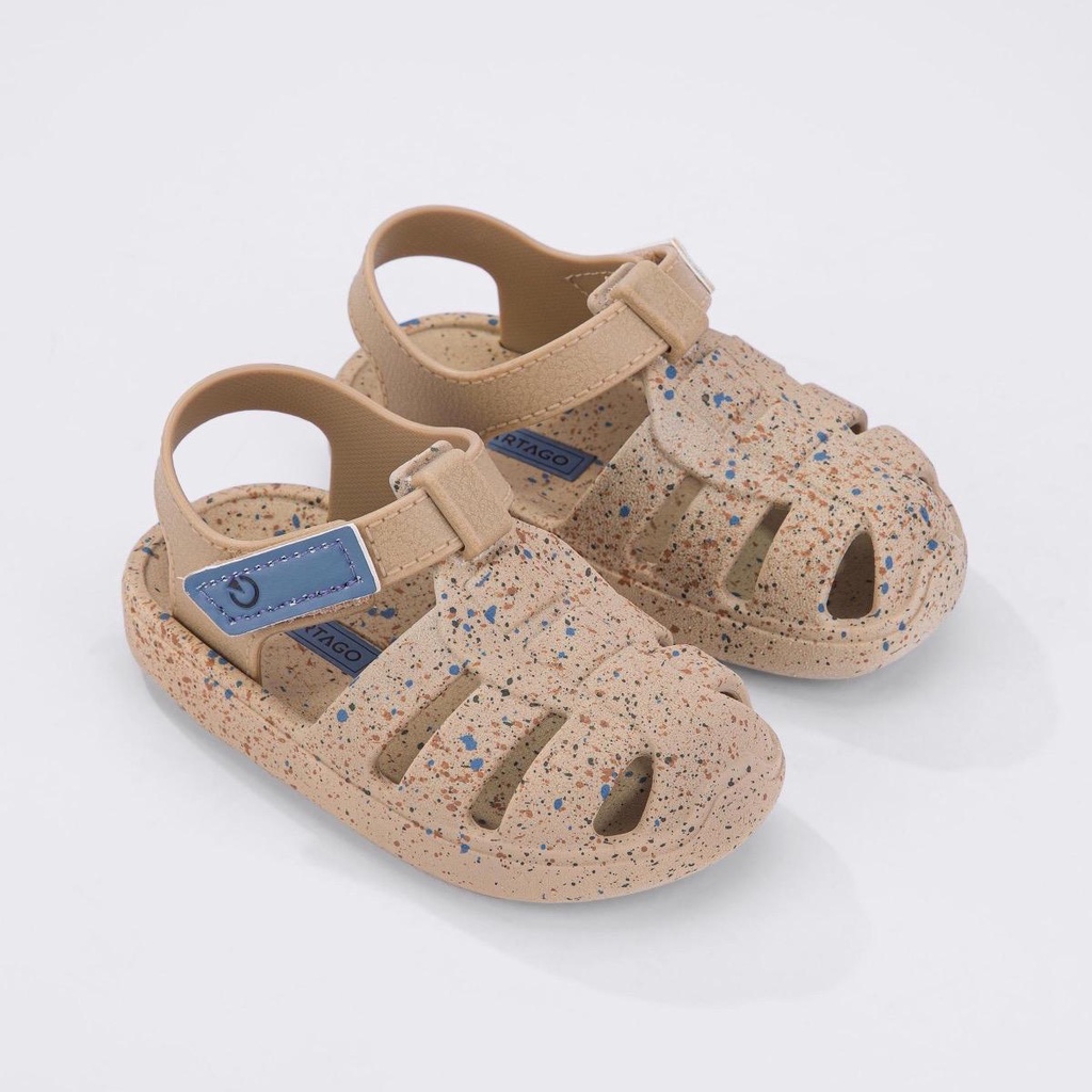 Dép sục basic cho bé trai Cartago ( beigh / blue) | Shopee Việt Nam