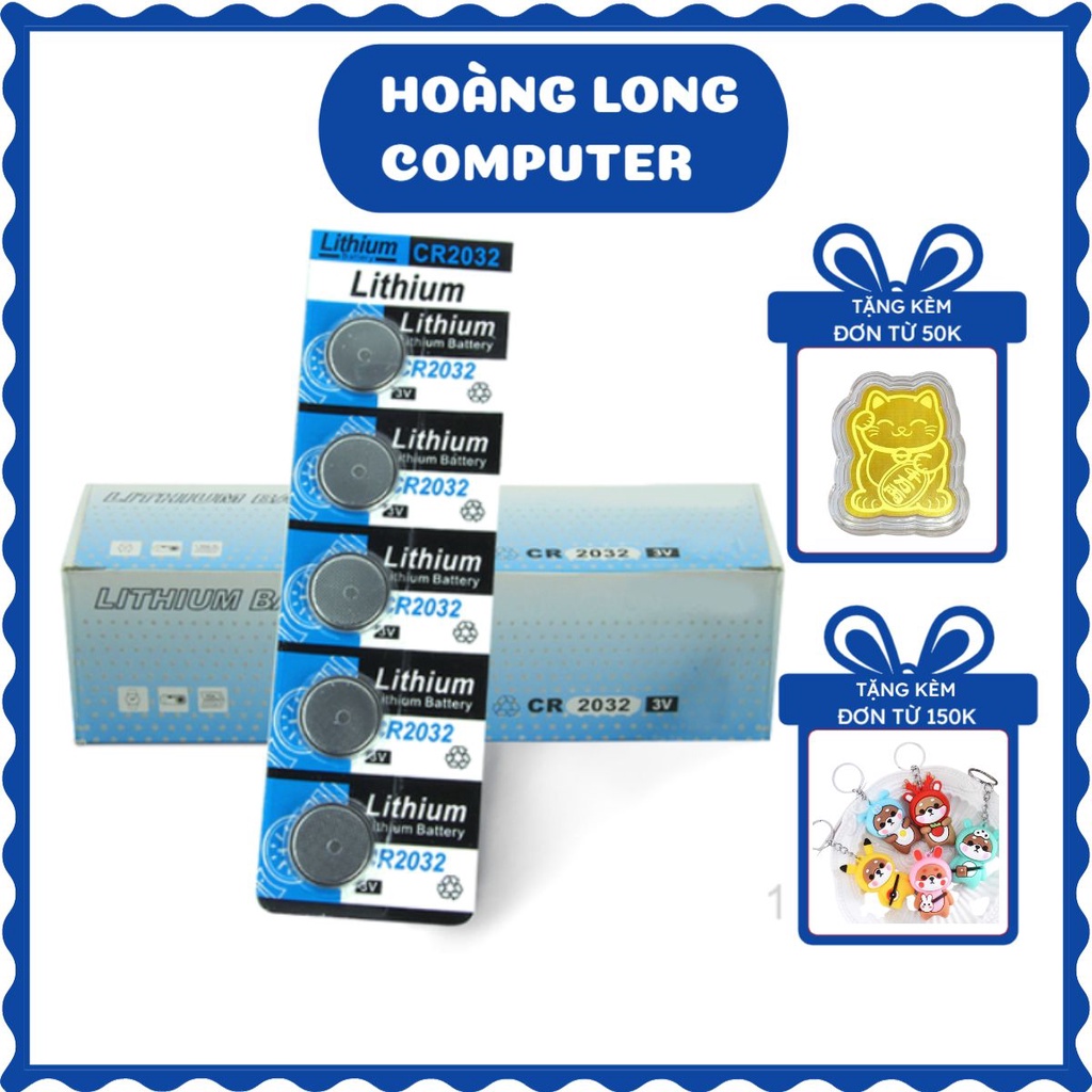 Pin Cmos laptop PC 1 vỉ 5 viên sử dụng cho máy tính, các thiết bị điện ...