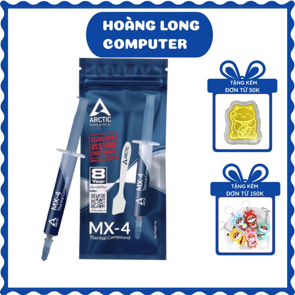 Keo Tản Nhiệt CPU MX4, MX5, MX6 4g, 8g, 20 gram chất lượng cục tốt tản nhiệt cho máy tính, CPU ...