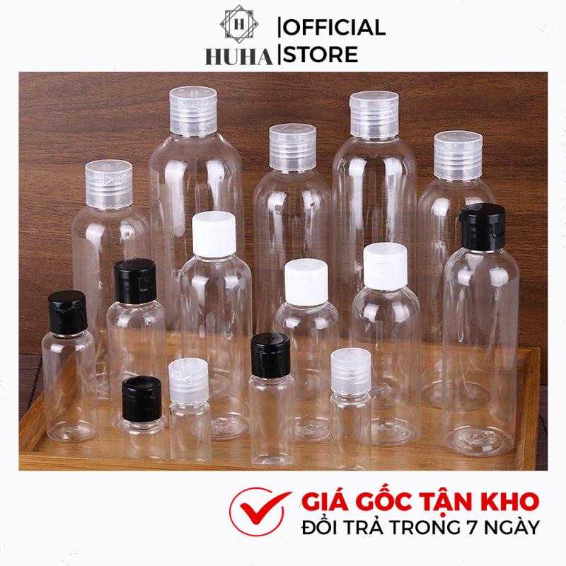 Vỏ Chai Lọ Nhựa Pet Trong 20ml,30ml,50ml,100ml Nắp Bật Chiết Mỹ Phẩm Du Lịch HUHA | Shopee Việt Nam