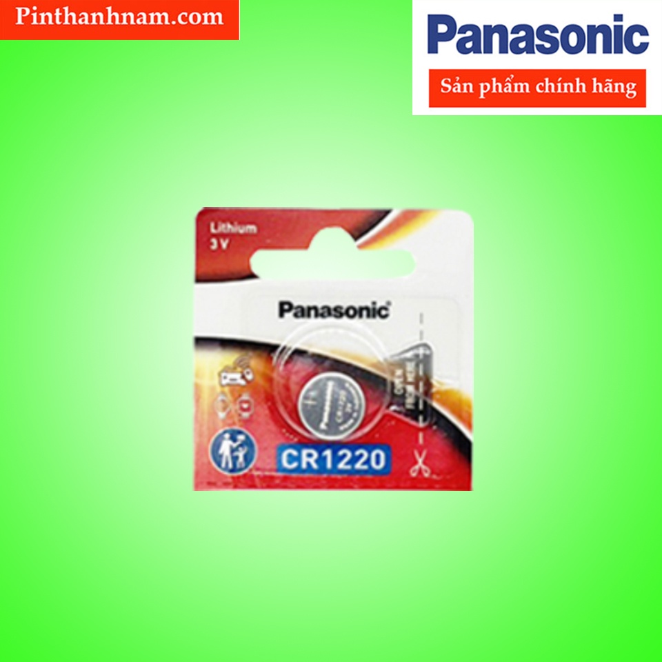 1 Viên Pin CR1220 Panasonic Chính Hãng Dung Lượng Cao | Shopee Việt Nam