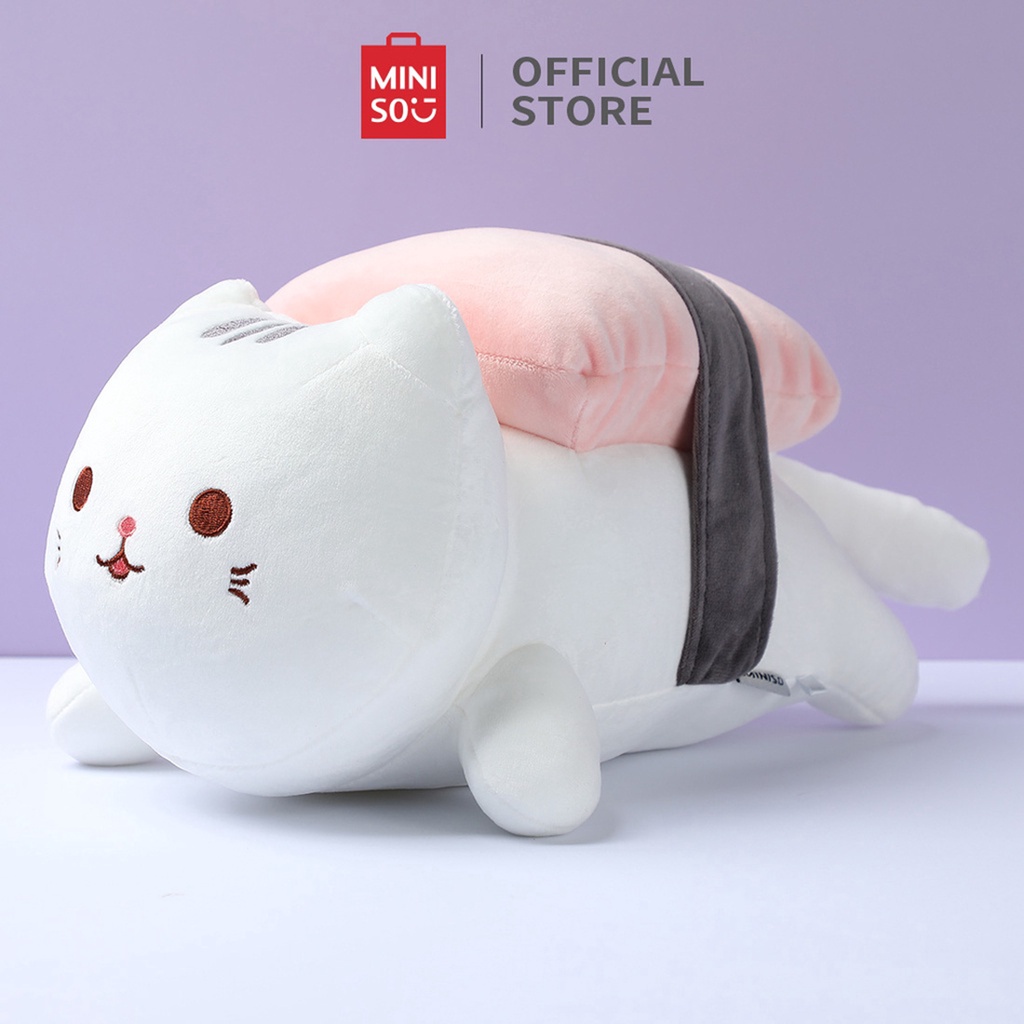 MINISO Phim hoạt hình sáng tạo Sushi Cat Đồ chơi sang trọng Cá hồi dễ ...