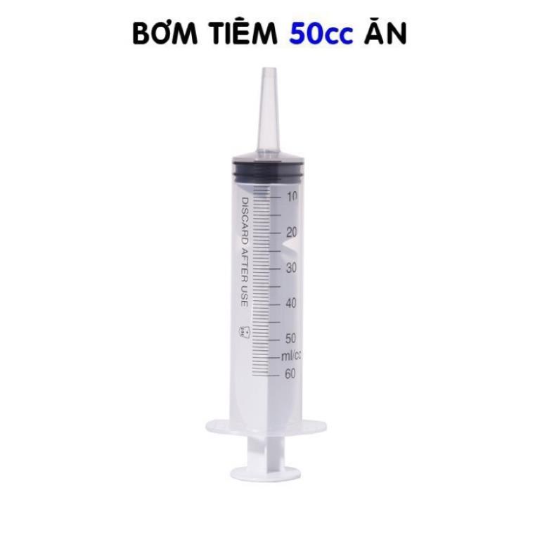 [Combo 3 cái] xilanh xi lanh Bơm cho ăn sử dụng một lần 50cc/50ml, ống bơm hút thức ăn nuôi ăn ...