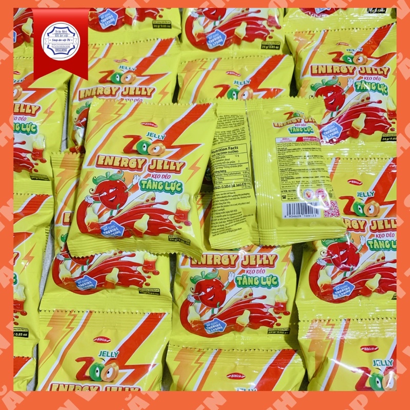 kẹo dẻo chíp chíp tăng lực jelly zoo gói 24gr | Shopee Việt Nam