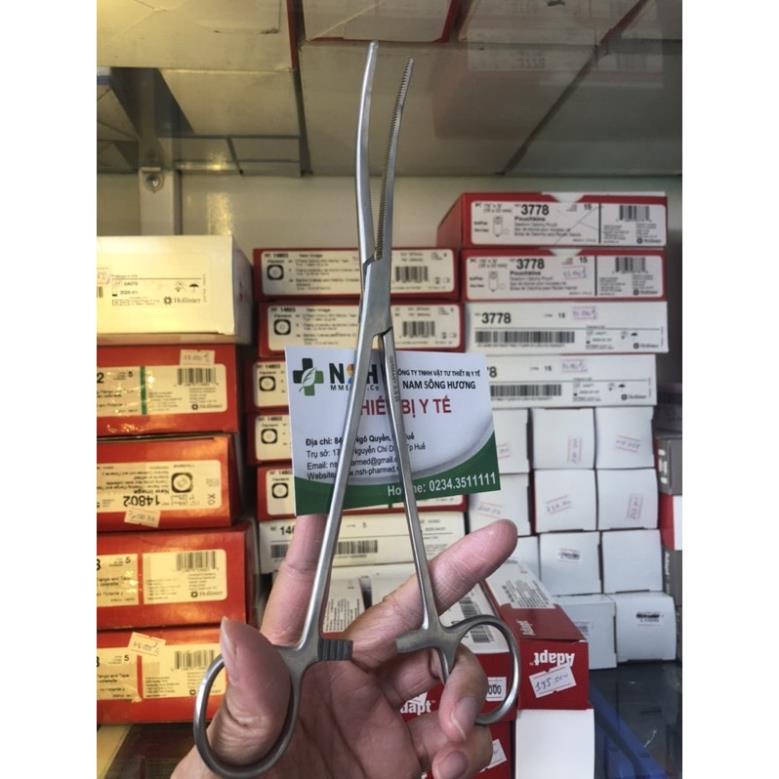 Pen (kẹp kelly forcep) cong không mấu 12, 14, 16, 18, 20, 23, 24cm Panh ...